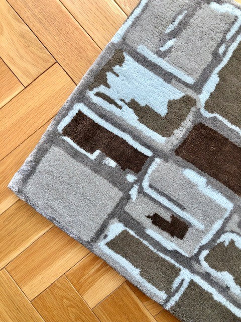 Mondrian in Earthy Hues Rug | Nordikinder