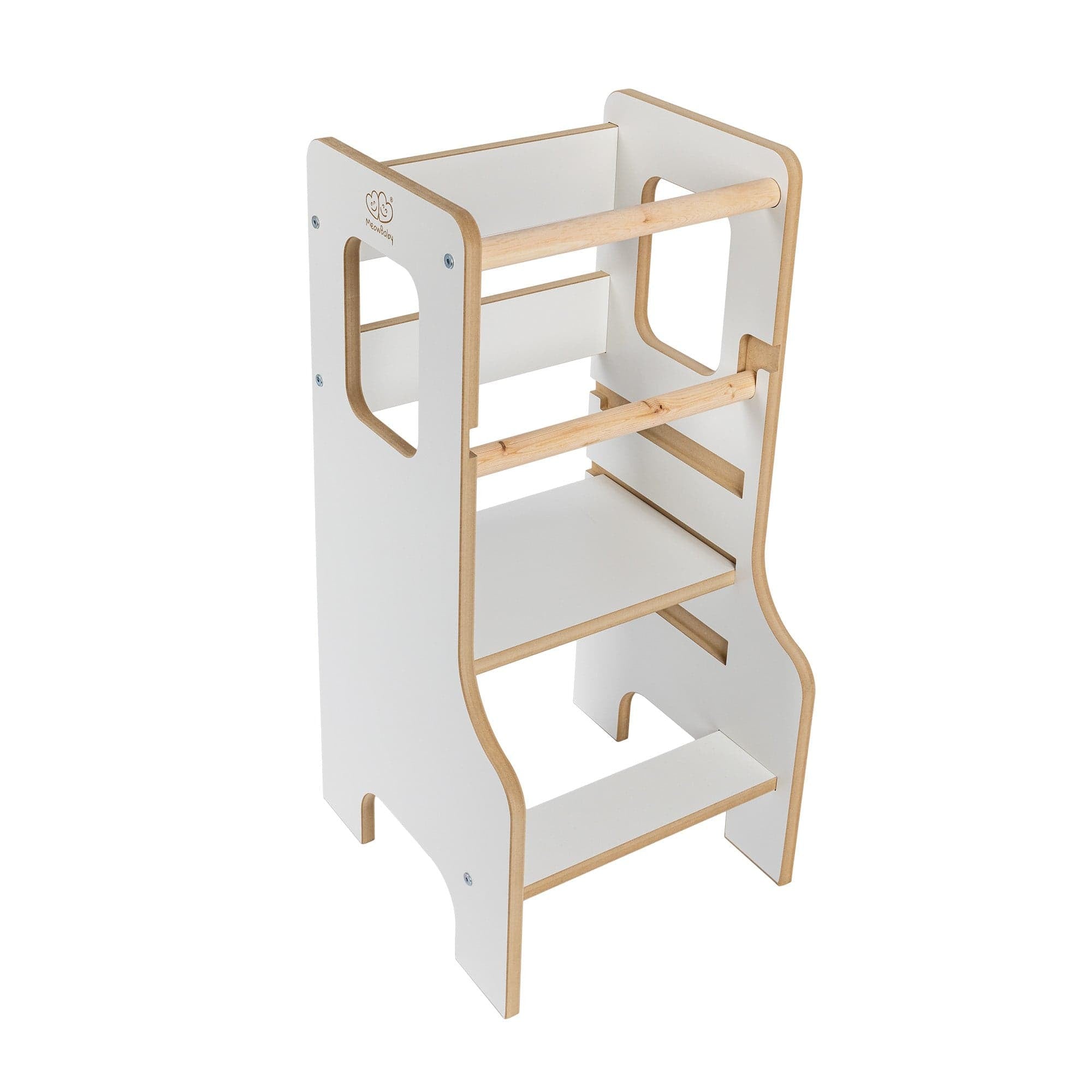 MeowBaby® Kitchen Helper – Educational Kitchen Tower for Children, MDF ...